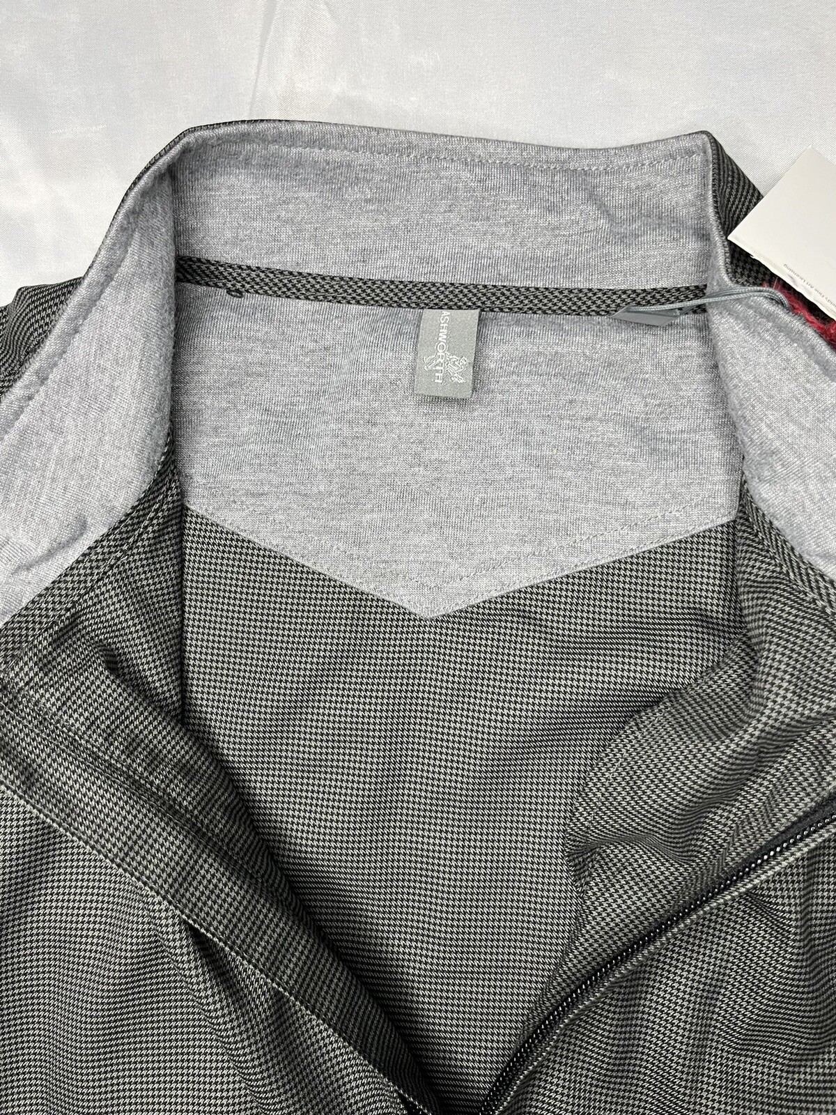 New Ashworth Women’s Large Grey Rain Jacket Windbreaker with Nanotex ...