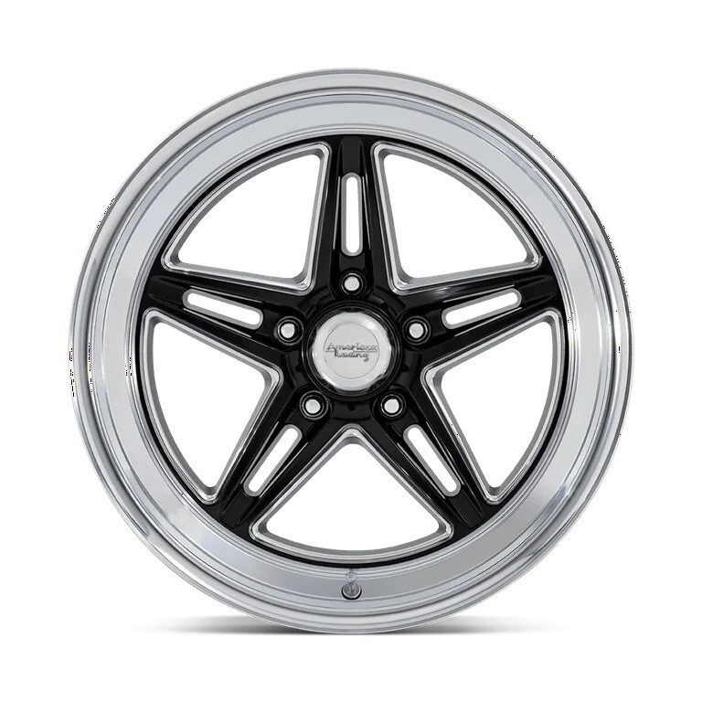 20 AMERICAN RACING GROOVE VN514 WHEELS RIMS 5X127 20X8.5 BLACK MILLED ...