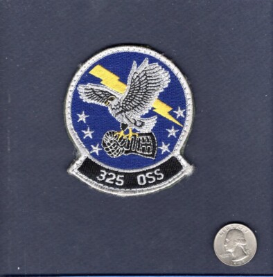 325th OSS Operational Support Squadron USAF Patch +V | eBay