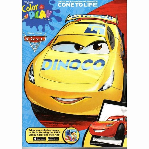 Disney Pixar Cars Lightning Mcqueen Color Play Learning Coloring ...