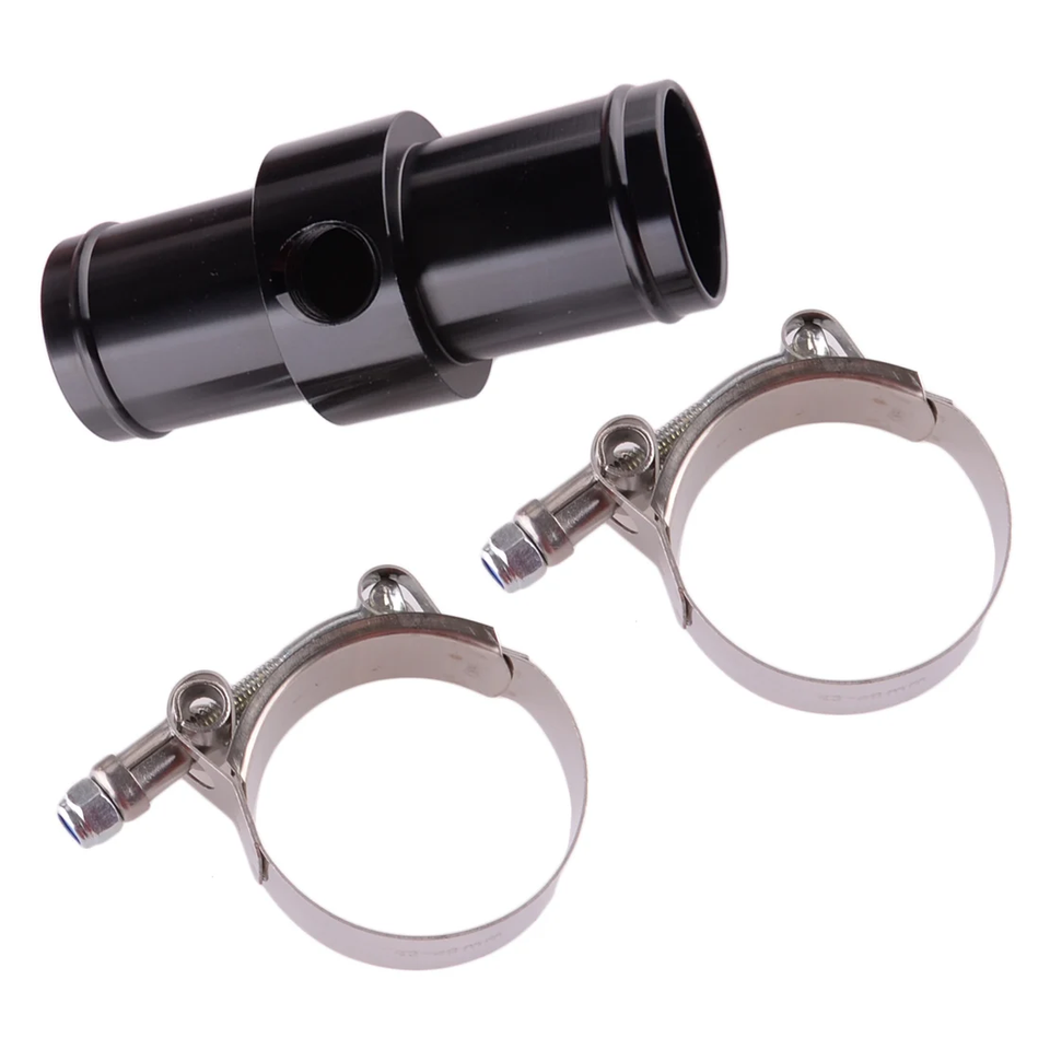 Aluminum Alloy Inline Radiator Hose Temperature Sensor Adapter 3/8 NPT ...