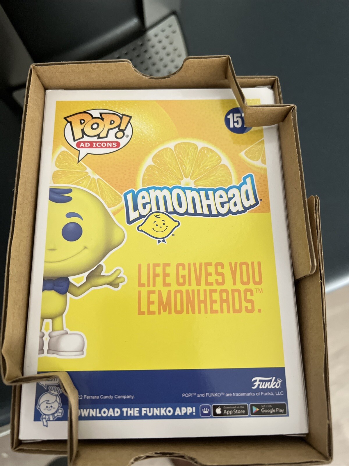 Funko Pop Ad Icons Lemonhead (Scented) #157 2022 Funkon ECCC Exclusive ...