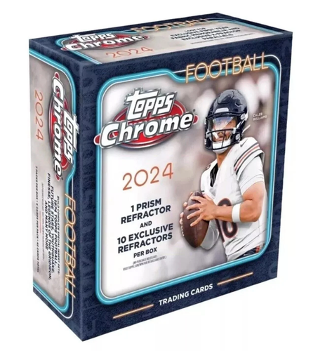2024 Topps Chrome Football Trading Cards Mega Box 7445003826821| eBay