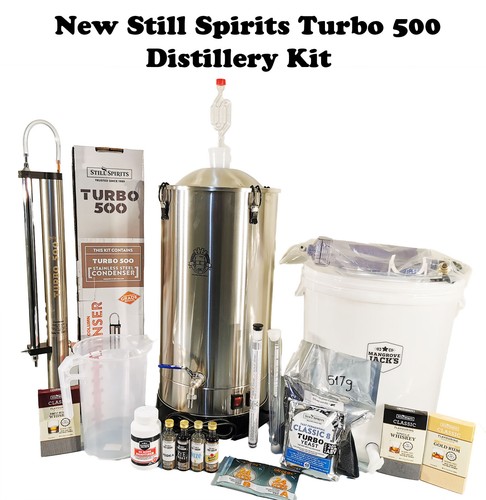 New Still Spirits Turbo 500 Distillery Kit S.Steel Condensor W/H ...