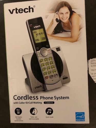 VTech CS6919 cordless phone system caller id and call waiting ...