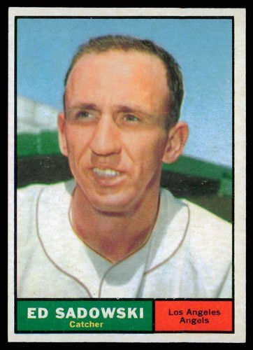 1961 Topps #163 Ed Sadowski Los Angeles Angels NR-MINT | eBay