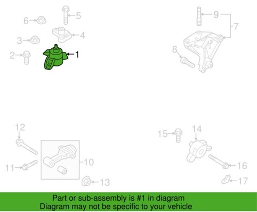 OEM ! ENGINE MOUNT BRACKET for 2012-2017 KIA RIO 1.6L # 21810-1W000 | eBay