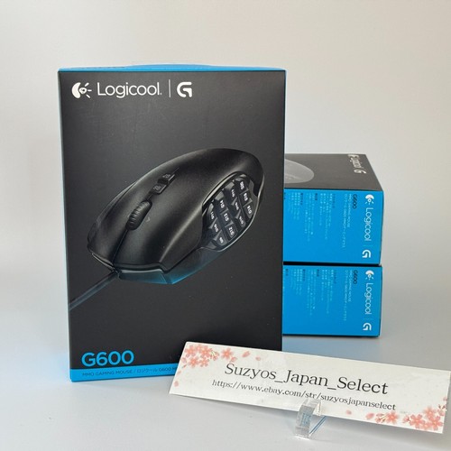 Logicool Logitech G600 MMO Gaming Mouse 20 Programmable Buttons G600t ...