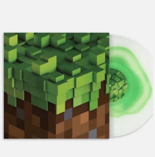 C418 Minecraft Volume Alpha CLEAR & GREEN VINYL LP video game ...
