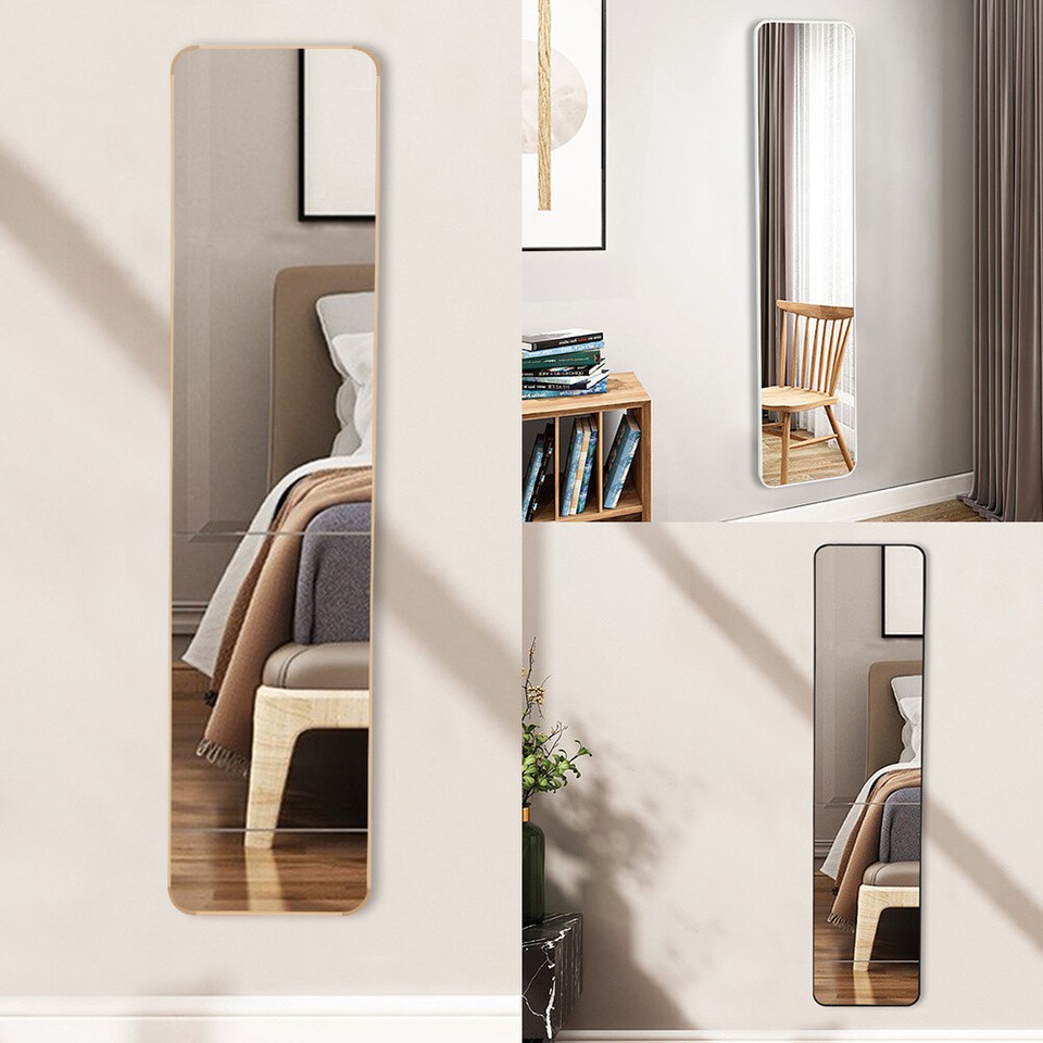 Dressing Mirror Long Mirror Wall Mounted Full Length Framed Bedroom ...