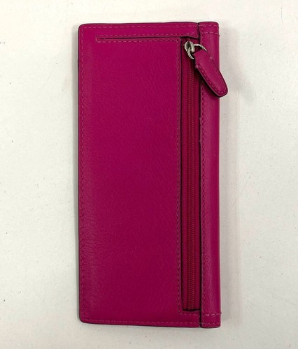 Women's Coach Hot Pink Bi-Fold Wallet Zip Pocket | eBay