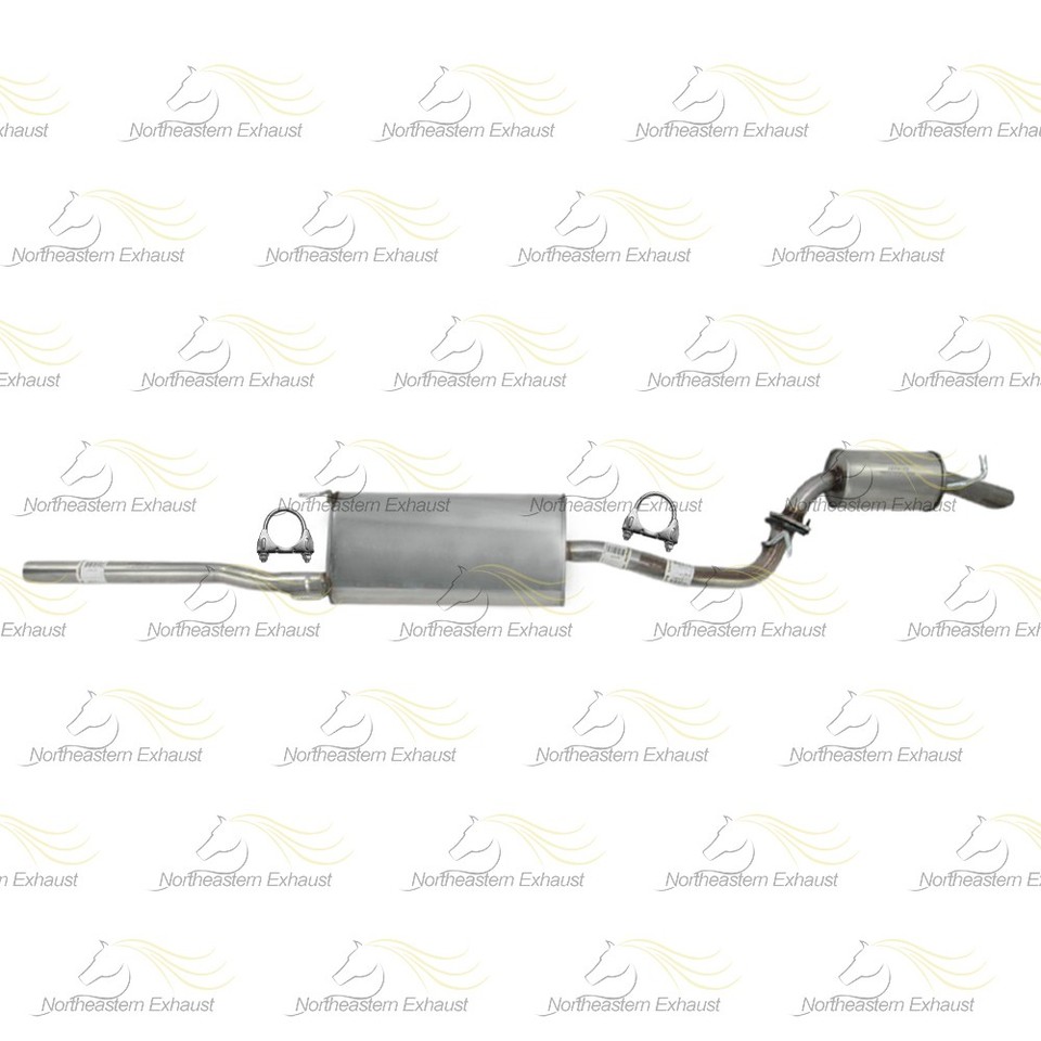 Stainless Steel Resonator Muffler Exhaust Kit fits: 2007-2009 Lexus ...