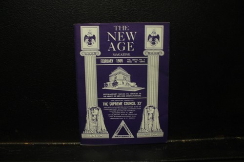 vtg The New Age magazine Supreme council 33 Scottish rite Masons ...