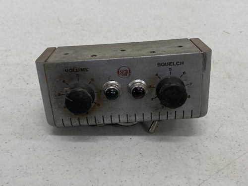 Vintage RCA FM Mobile Radio Control Head 2-Way Police Car | eBay