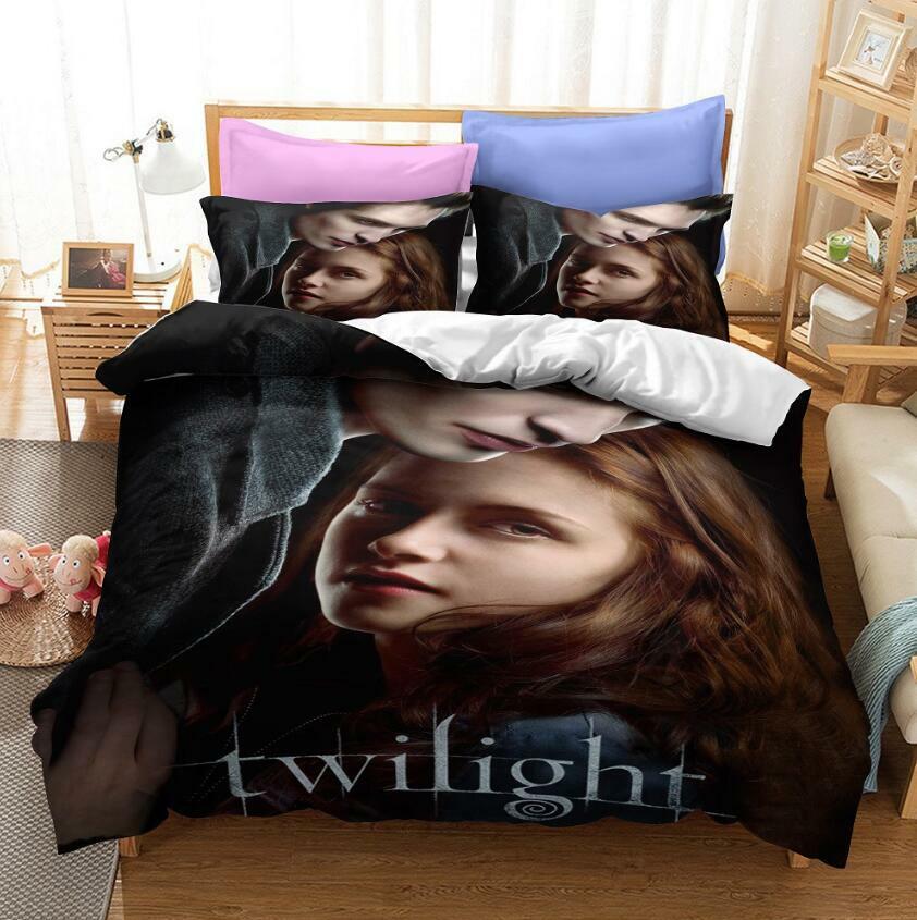 Twilight Quilt Doona Duvet Cover Set Single Double Queen King Size 2Pcs ...