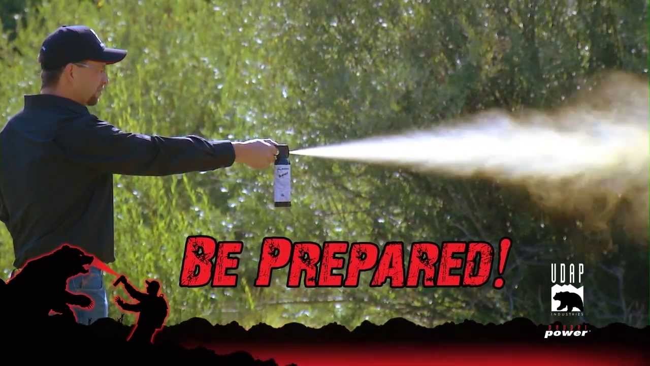 Lot of 3 UDAP Pepper Power Bear Spray w/ Holster 12VHP | eBay