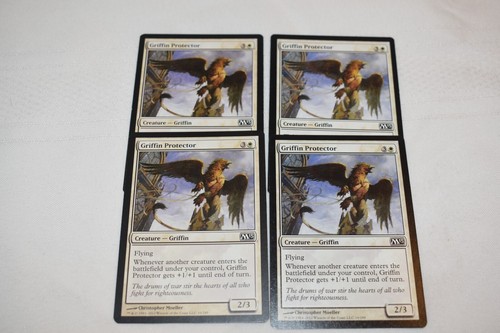 Magic card: 4x Griffin Protector White Common Creature Magic 2013 | eBay