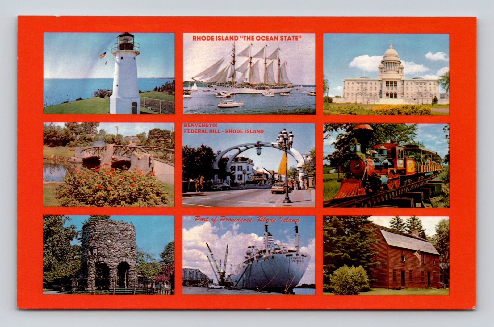 Postcard 1987 Rhode Island Souvenir Multi View | eBay