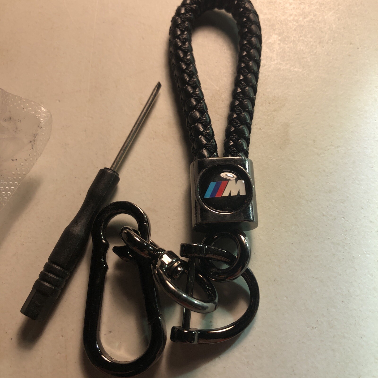 BMW - Genuine Leather Keychain Car Key Chain Ring - NEW | eBay