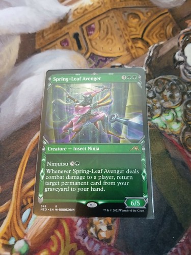 Spring-Leaf Avenger Showcase MTG Kamigawa: Neon Dynasty - Pack Fresh ...