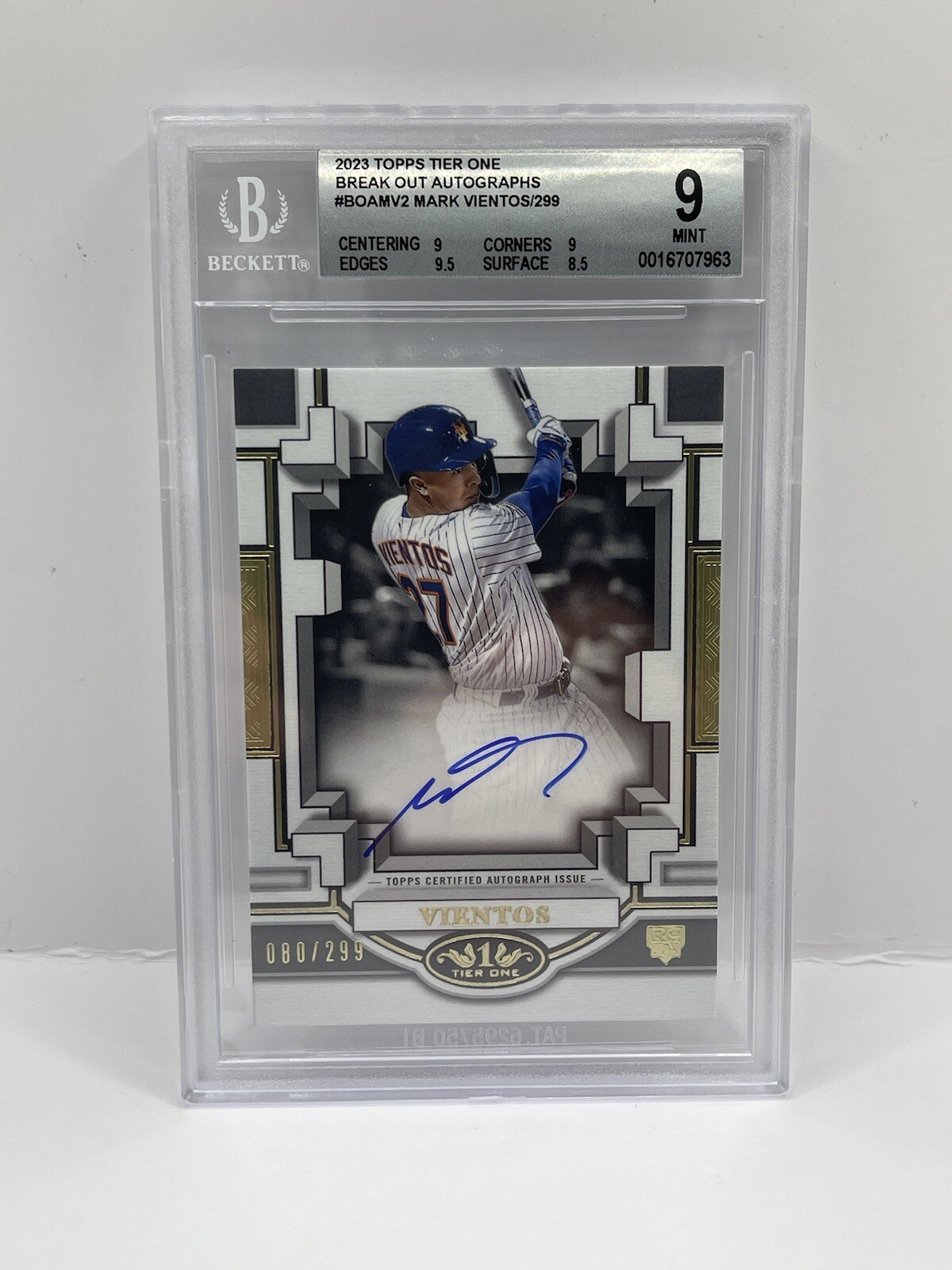 2023 Topps Tier One - Break Out Autographs #BOA-MV2 Mark Vientos /299 ...