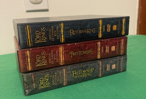 Lord of the Rings Complete Trilogy Special Extended Edition 3-Box Set ...