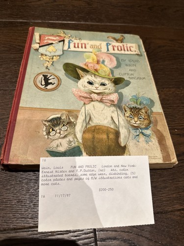 Fun and Frolic by Louis Wain and Clifton Page | eBay
