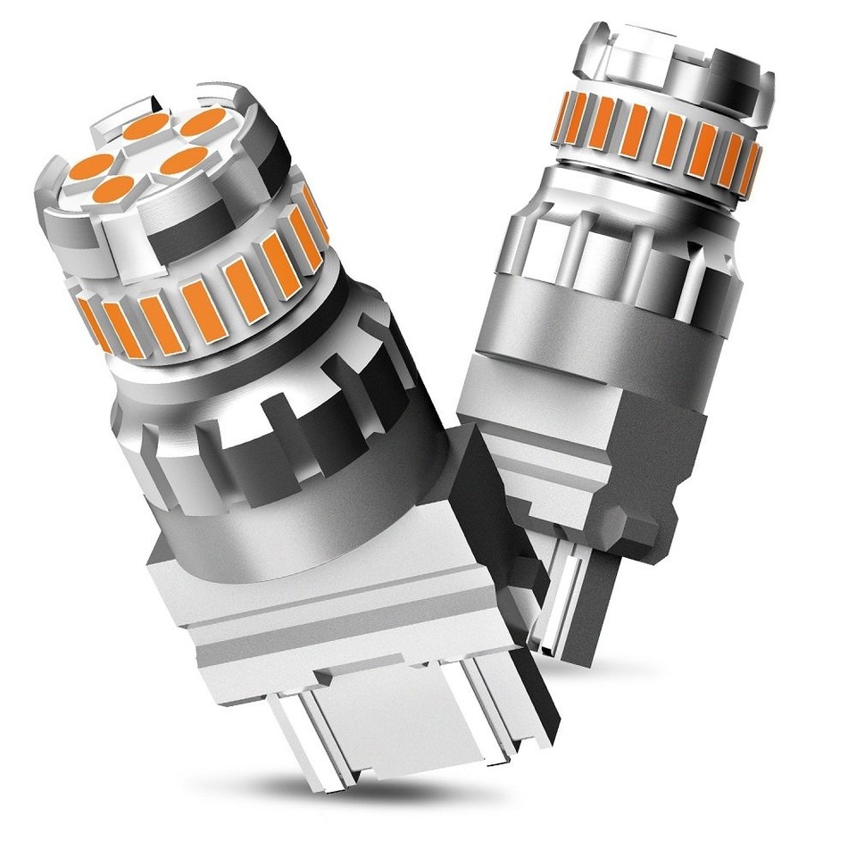 AUXITO 2x 3157 Amber 3057 yellow LED Turn Signal Parking Light Bulbs No ...