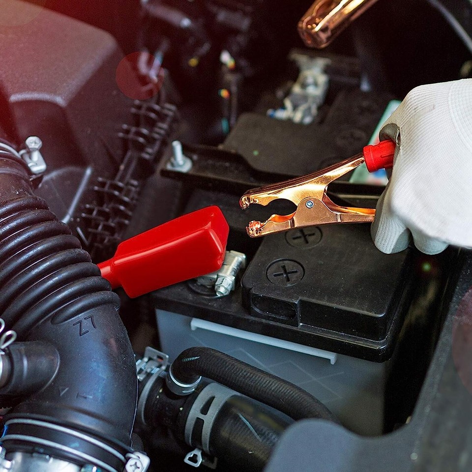 Battery Terminal Insulating Protector Boat Cars Battery Cable Covers ...