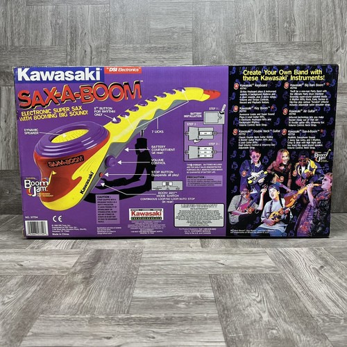 Kawasaki Sax-a-boom Saxaboom 1998 Toy Saxaphone Jack Black Tenacious D ...