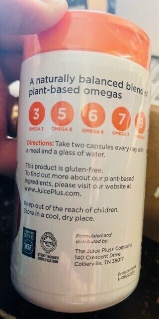 Juice Plus+ 4-Pack: OMEGA, FRUIT, VEGETABLE & BERRY (4 Bottles/480 Caps ...