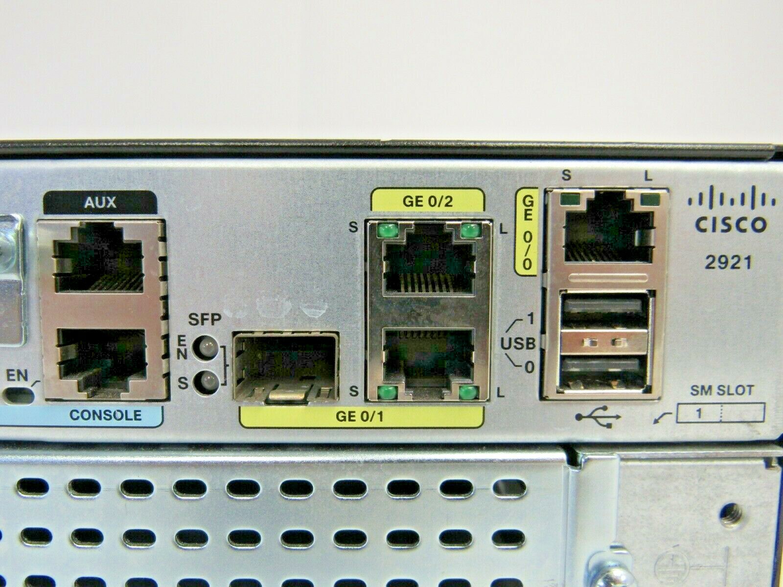 Cisco 2921 Cisco2921/K9 V08 2RU Gigabit Ethernet Integrated Services ...