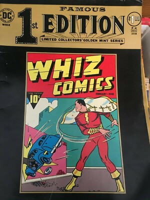 FAMOUS 1ST EDITION WHIZ COMICS LIMITED COLLECTOR'S MINT SERIES 1974 ...