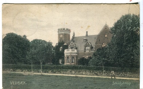 Denmark Vedbæk Vedbaek - Smidstrup 1906 cover to Skanderborg on C. St ...
