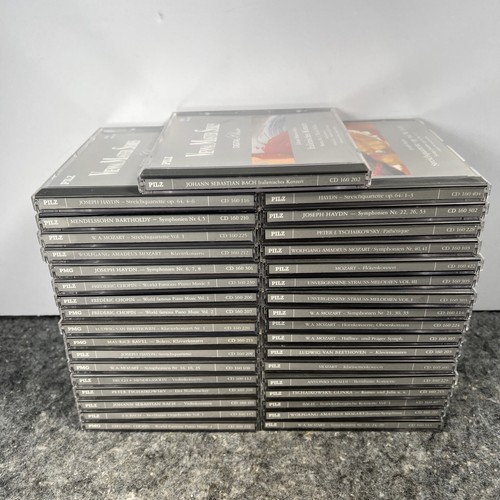 Lot of 35 Vienna Masters Series Classical Music CDs Mozart Chopin Haydn ...