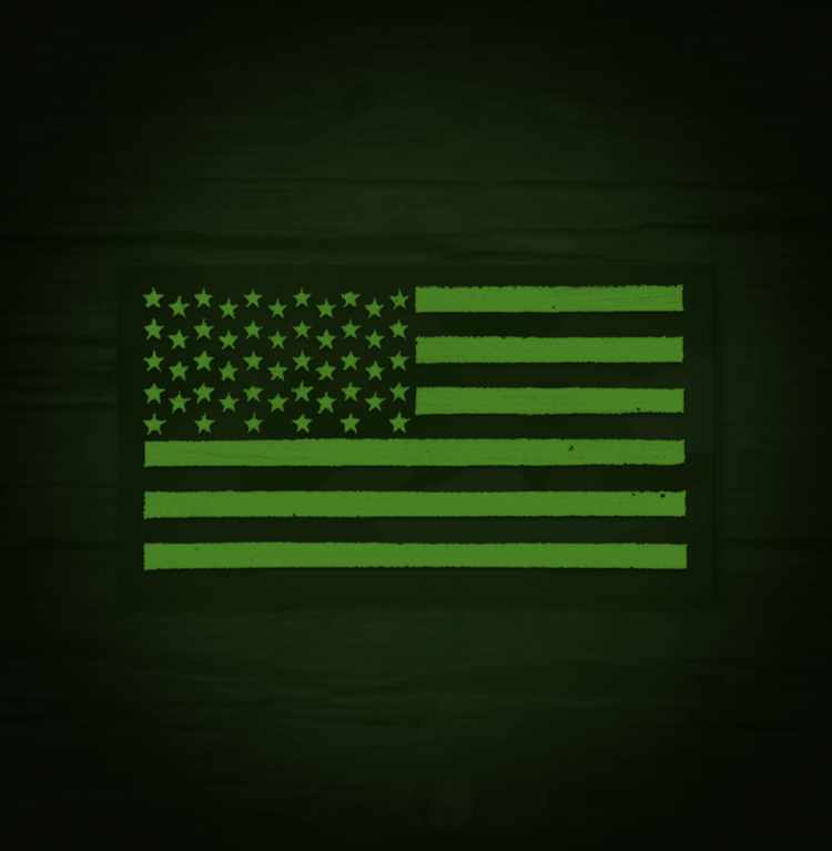 Standard Infrared reflective Multicam IR US Flag Patch 3.5x2" Special ...