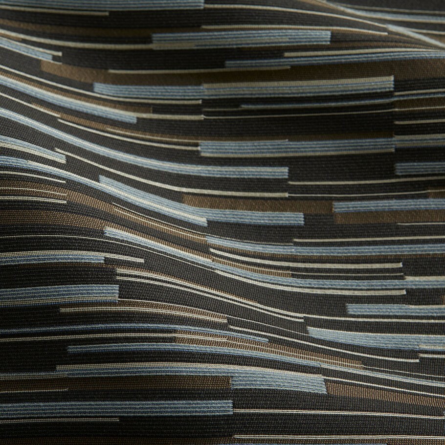 Designtex Dart Heather slate Blue, Brown,Charcoal Modern Lines ...