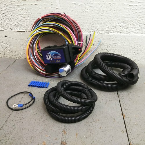 Mil-Spec Military Ultra Pro Wire Harness System 12 Fuse w/panel