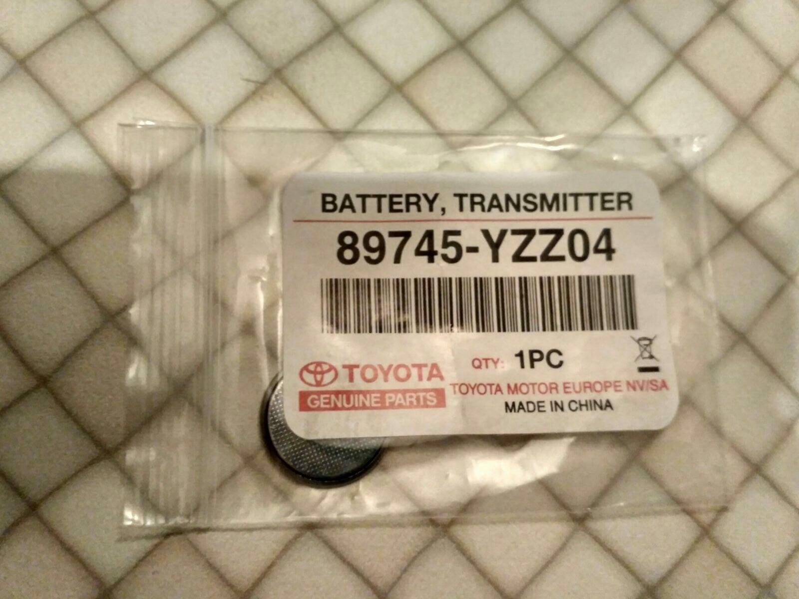 Genuine Toyota Battery Wireless Door Lock Transmitter - 89745-YZZ04 ...
