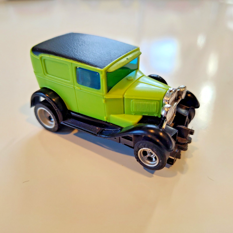Aurora AFX #1791 31 Ford Model A Panel HO Slot Car Green Vintage Magna ...
