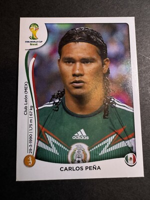 2014 Panini FIFA World Cup Brazil Sticker Carlos Pena #81 Mexico | eBay