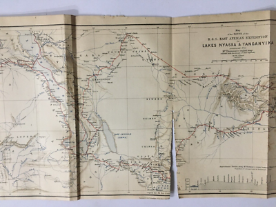 Carte Du Lac Nyasa En Afrique Carte De La Région Des Grands Lacs