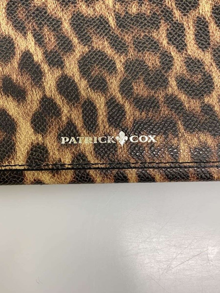 PATRICK COX Long wallet/PVC/BRW/Leopard/Men's | eBay