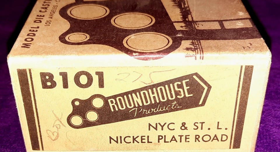 Vintage Roundhouse HO Metal Diecast NKP 40ft Boxcar Kit All Original ...