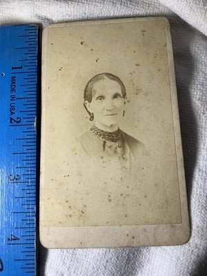 1860s CDV Portrait Elderly Woman J.F. Ryder Cleveland Ohio Victorian ...