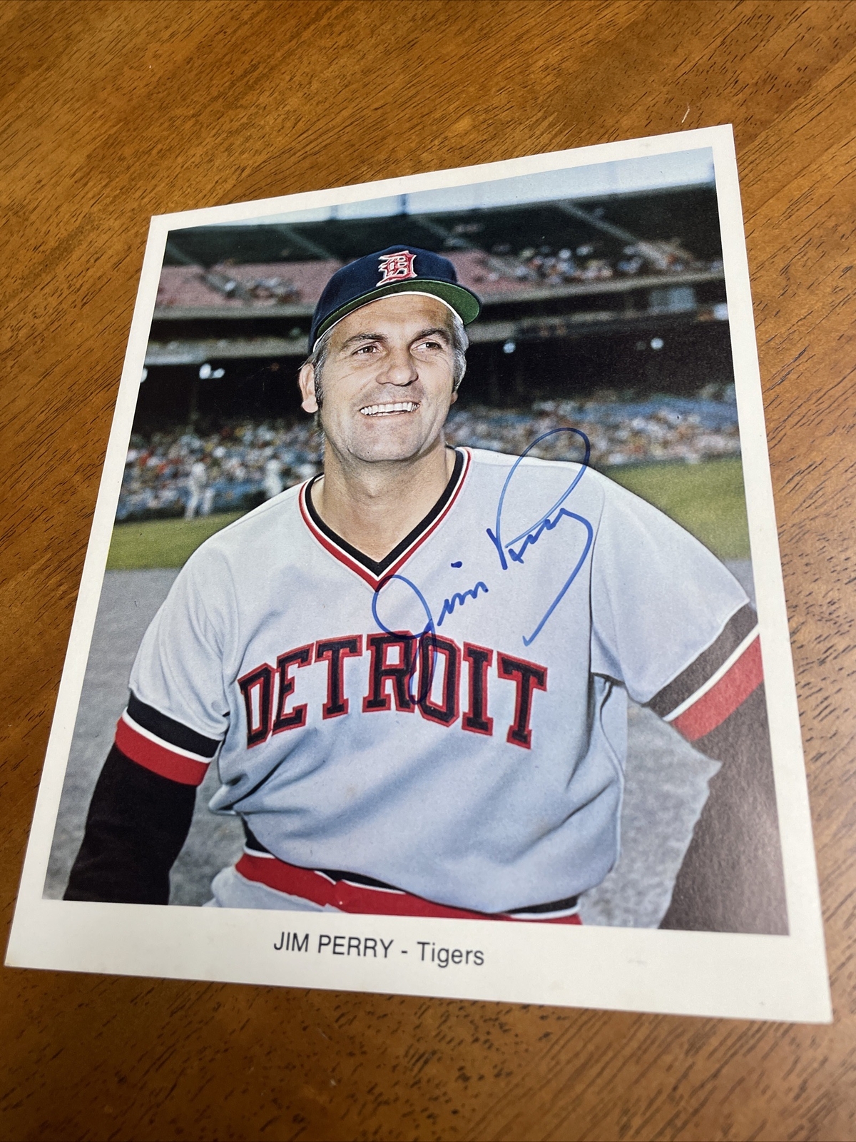 JIM PERRY DETROIT TIGERS SIGNED AUTOGRAPHED 9x7 PHOTO 8x10 | eBay