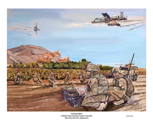 "Cleared Hot" Glicee Print A JTAC British Army Afghanistan A10 USAF ...