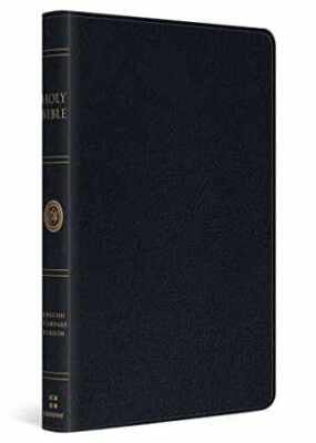 ESV Thinline Bible (Black) - Leather Bound, by ESV Bibles - Very Good ...