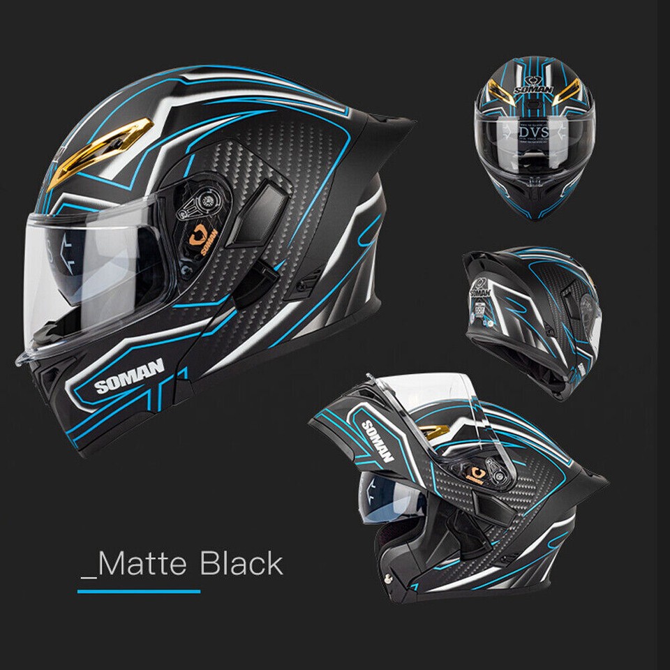 DOT Flip Up Helmet Motorcycle Full Face Street Racing Helmets | eBay