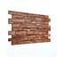 Stone Brick Effect PVC Plastic Wall Covering Panels Decorative Cladding ...